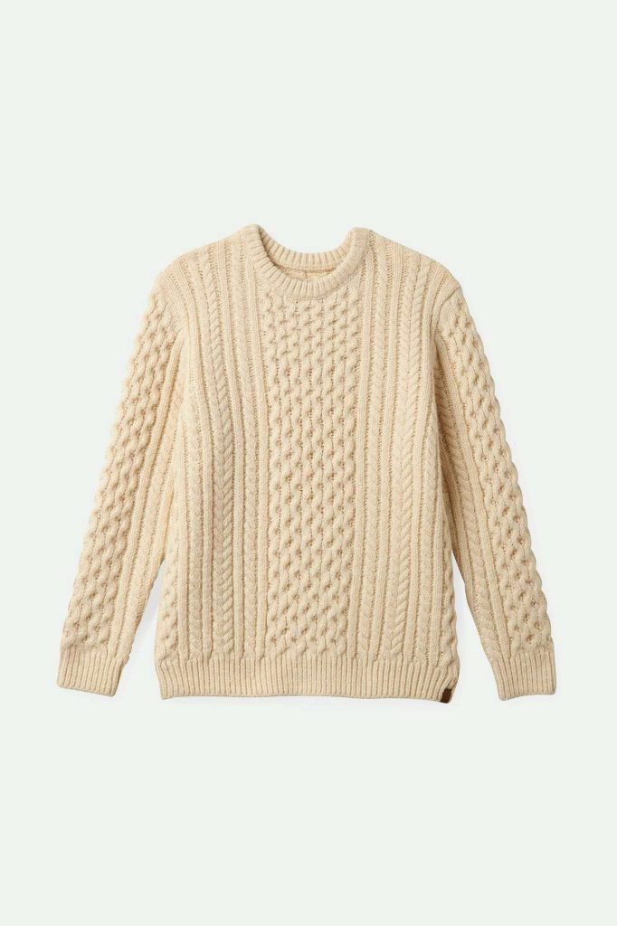 Brixton Classic Fisherman Cable Knit Sweater – Isola Boutique